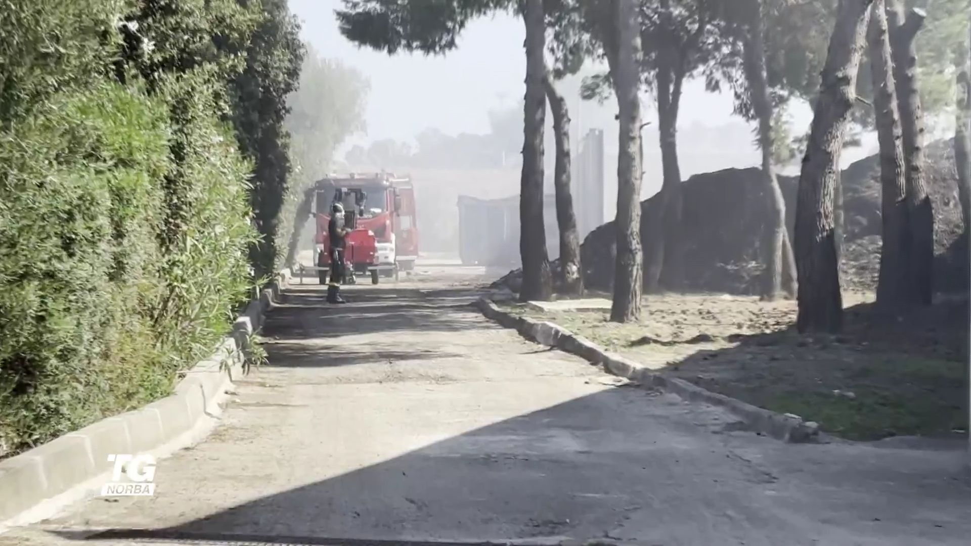 Da ieri un incendio sta interessando un impianto di Kyma Ambiente ...